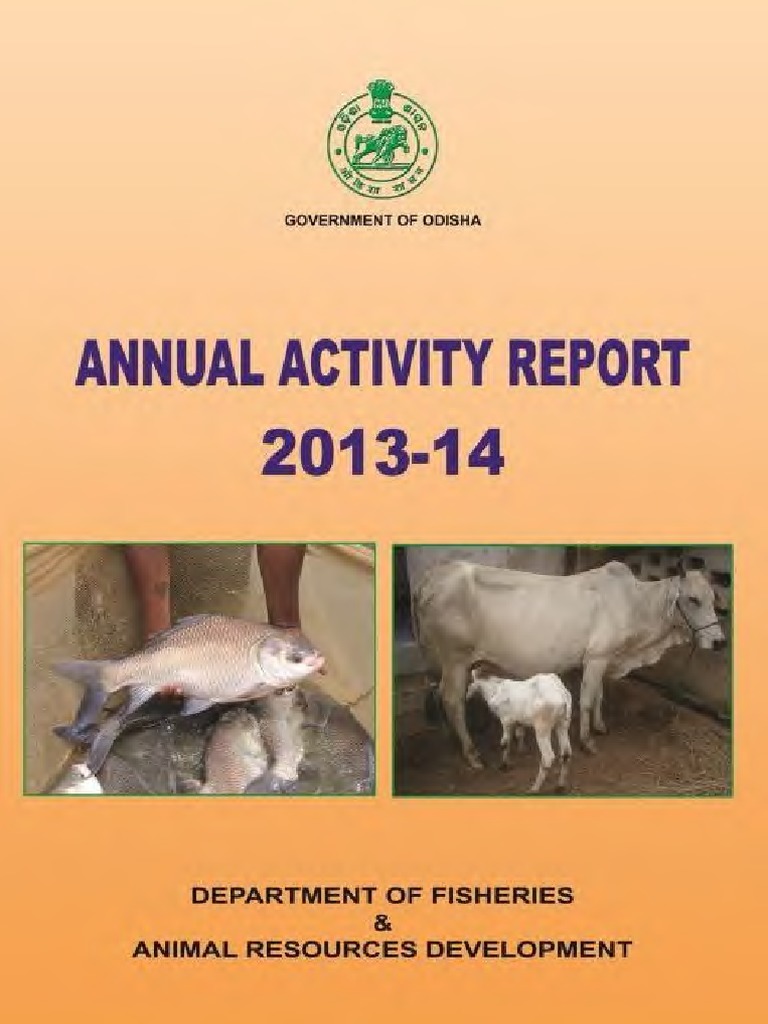 Annual Activities Report 2013 14 | Livestock | Agriculture