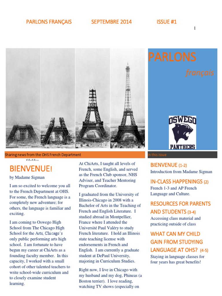 French Newsletter - September 2014 | Pinterest | Twitter | Free 30-day ...