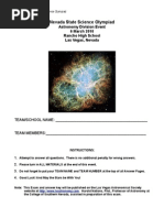 Science Olympiad Div C Astronomy Rules 2025 | PDF | Exoplanet | Stars