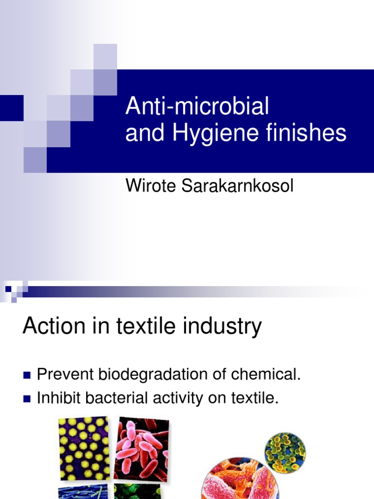Anti Microbial and Hygiene Finishes | PDF | Antimicrobial | Hygiene
