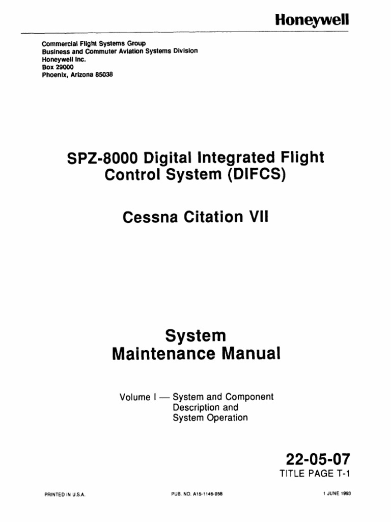 spz-8000 Difcs | PDF | Electrical Engineering | Aviation