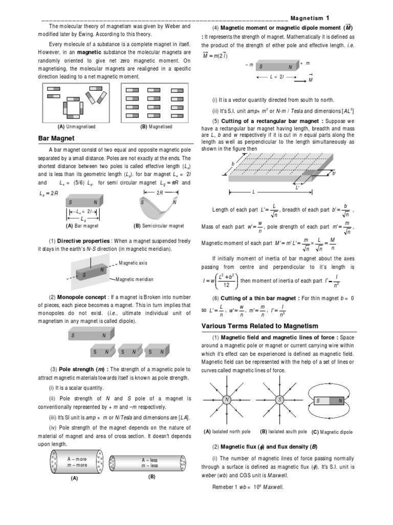 Magnetism | PDF | Magnetism | Magnet
