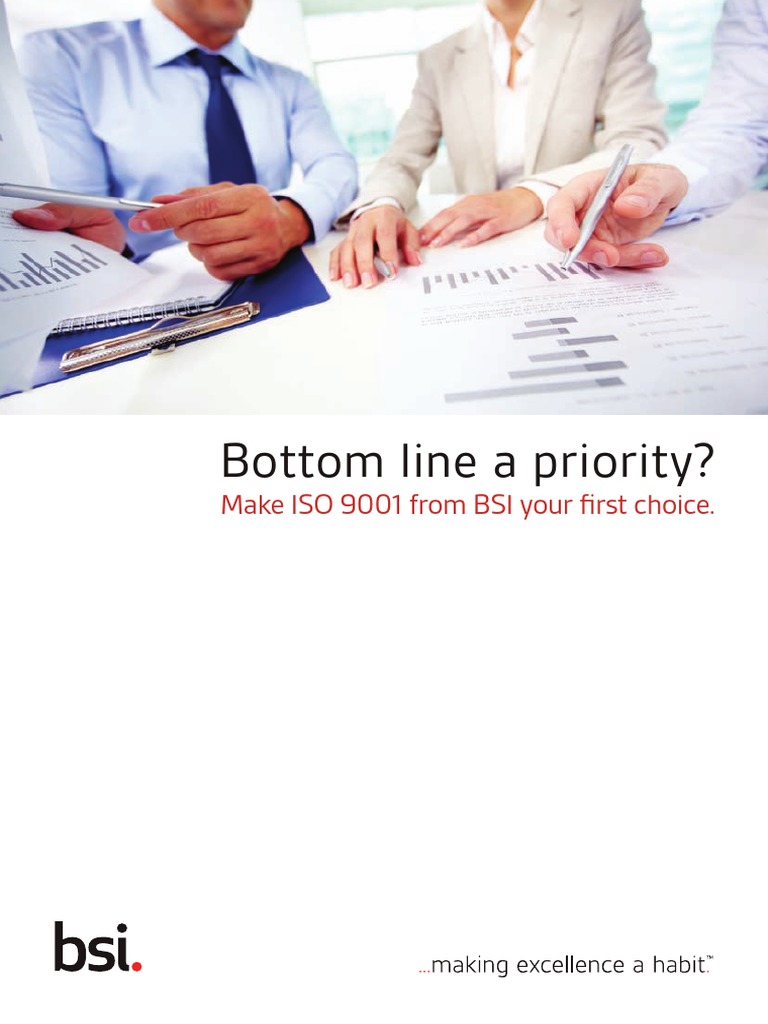 BSI ISO 9001 Certification Benefits | PDF | Iso 9000 | Quality Management