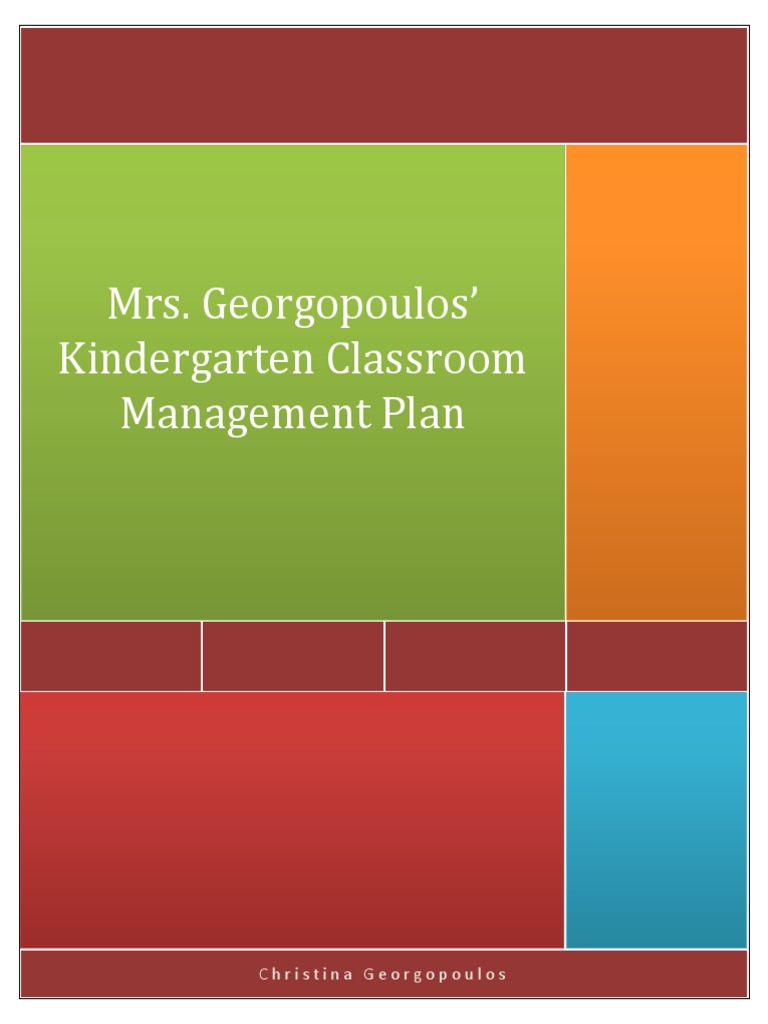Mrs. Georgopoulos' Kindergarten Classroom Management Plan | Download ...