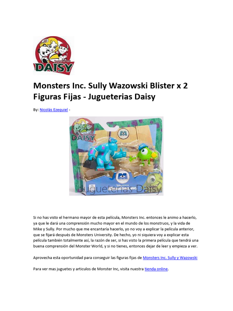 Monsters Inc PDF | PDF