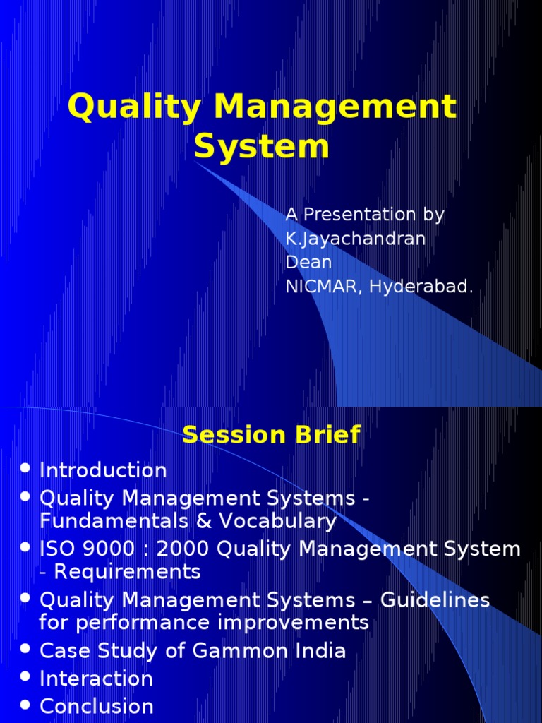 Quality Management System | PDF | Quality Management | Iso 9000