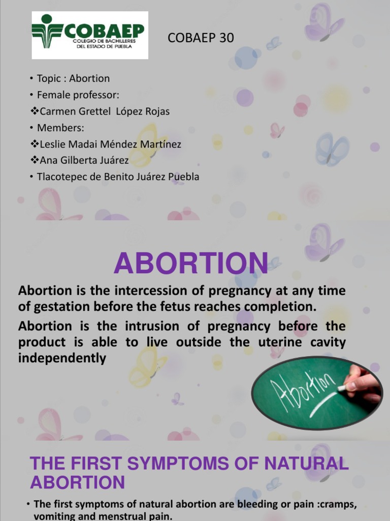 Understanding Natural and Induced Abortion | PDF