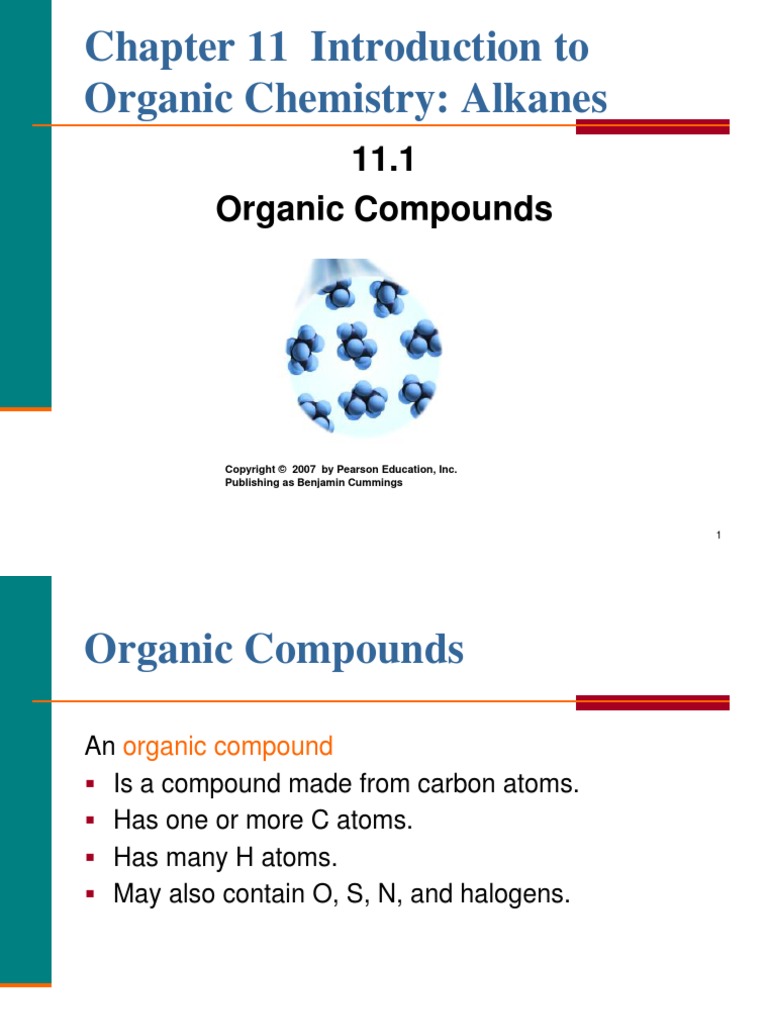 Introduction To Organic Chemistry - Alkanes | PDF | Alkane | Carboxylic ...