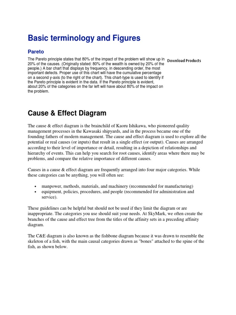 1.7 Basic Terminology and Figures | PDF | Lean Manufacturing | Causality