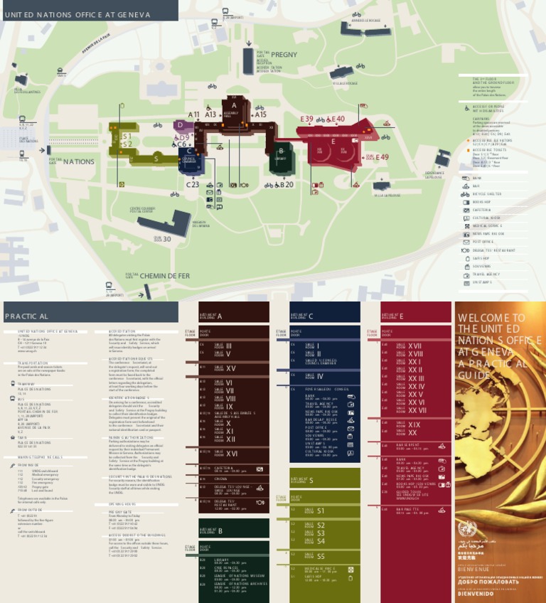 Palais Des Nations Map-English | Government And Personhood | Official ...