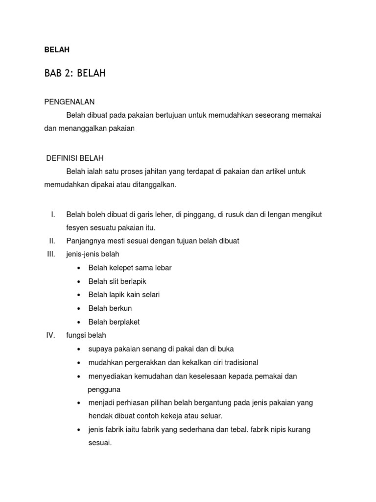 BELAH | PDF