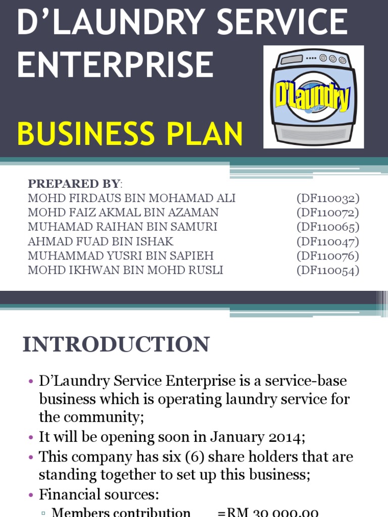 D'laundry Service Enterprise | PDF | Depreciation | Business Economics