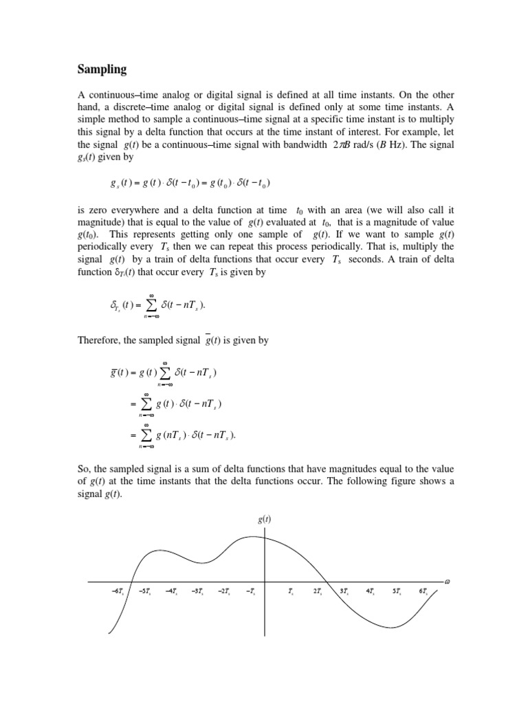Sampling Pam PWM PPM PCM | PDF | Signal To Noise Ratio | Multiplexing