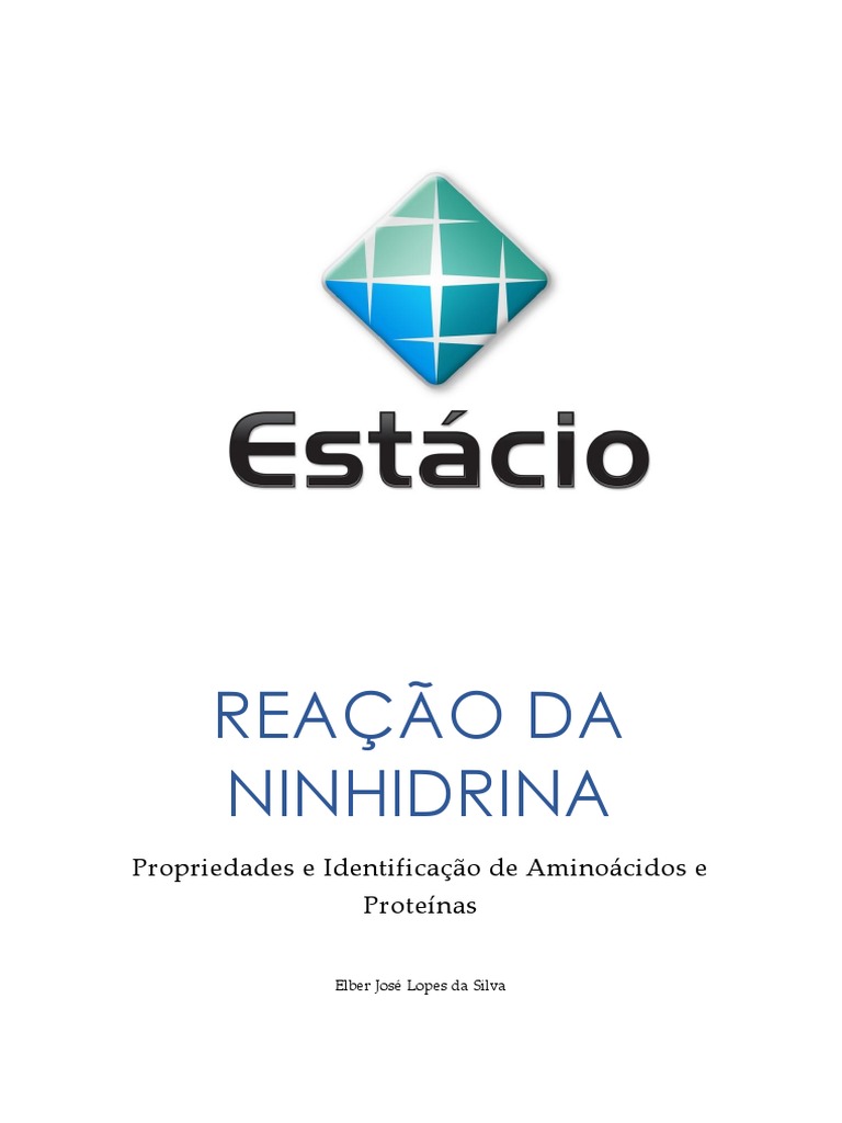 Reação da Ninhidrina com Aminoácidos | PDF | Aminoácido | Amina
