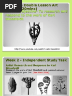 Artist Research Template | PDF | Paintings | Art Media