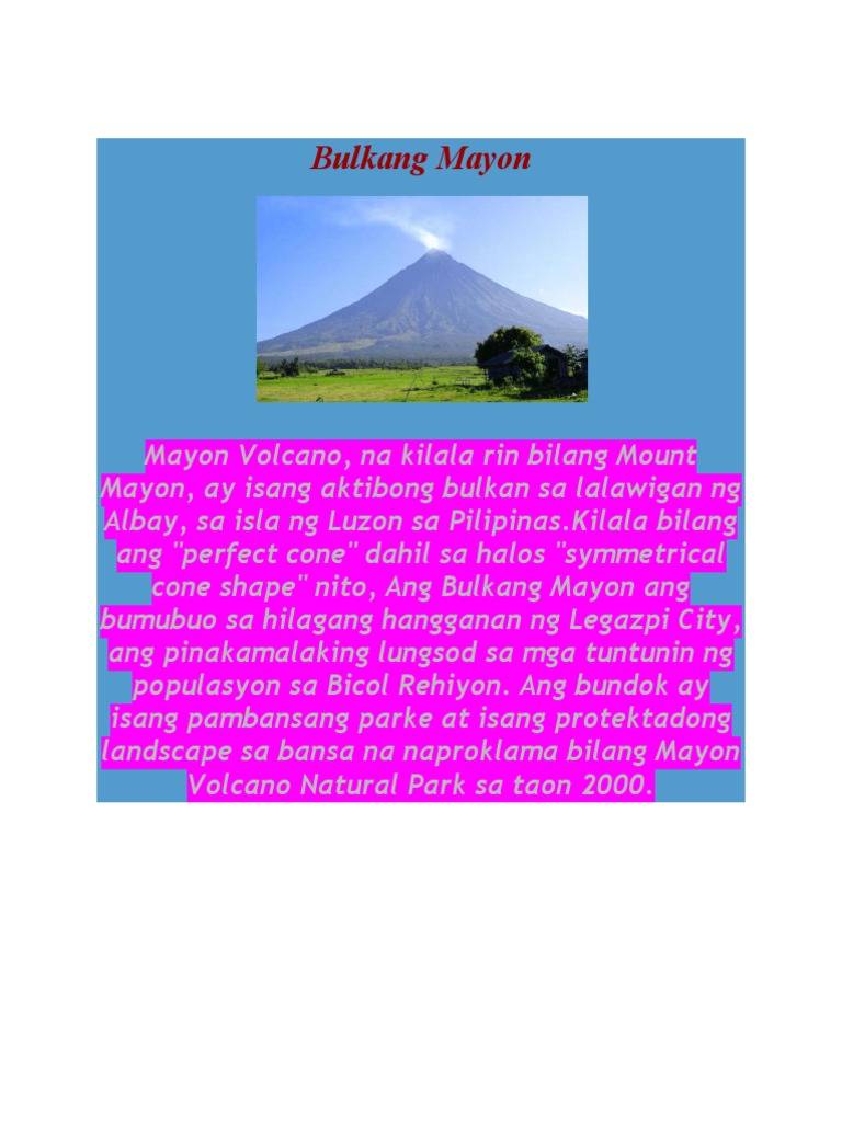 Bulkang Mayon | PDF