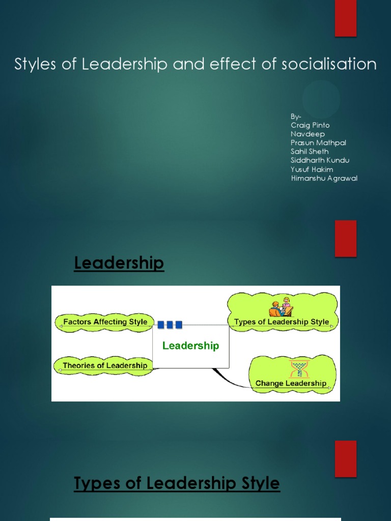 Leadership Styles and Socialisation Impact | PDF | Socialization ...