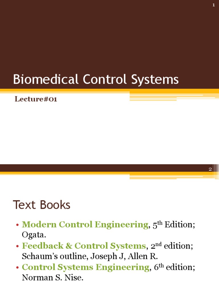 Lec 01 Bcs | PDF | Control Theory | Control System