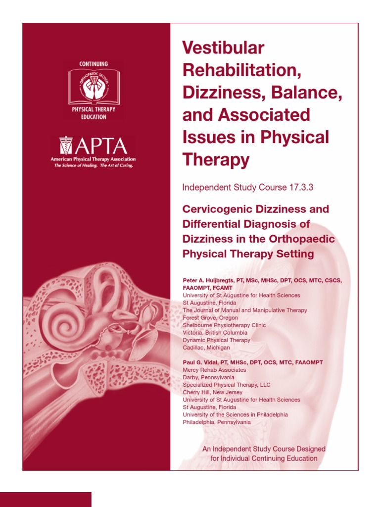 Cervicogenic Dizziness and DDX | PDF | Vertigo | Physical Therapy Cervicogenic Dizziness and DDX | PDF | Vertigo | Physical Therapy
