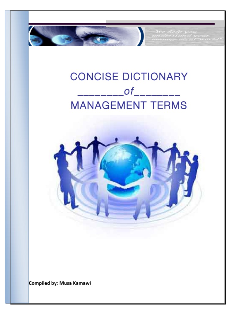 A Concise Dictionary of Management Terms | PDF | Performance Appraisal ...