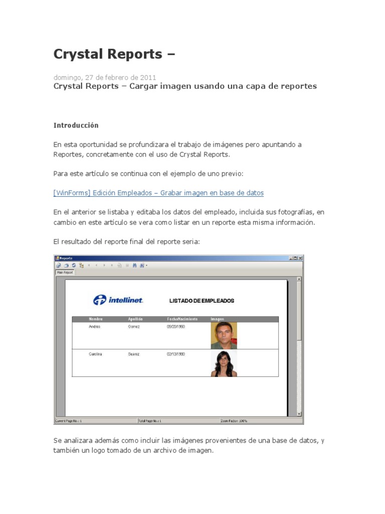 C# Crystal Reports | PDF | Servidor SQL de Microsoft | C Sharp ...