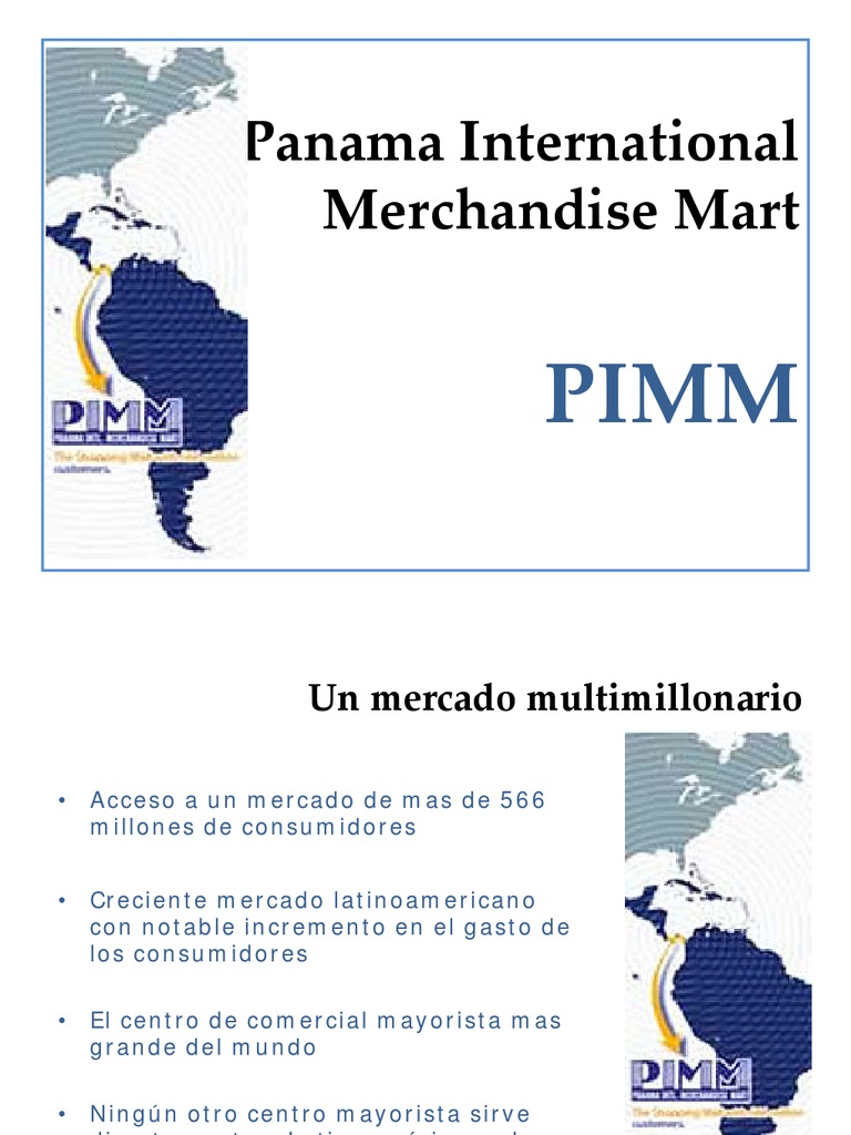 Panamá International Merchandise Mart: Oportunidades Comerciales | PDF ...