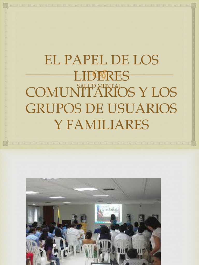 Liderazgo y Salud Mental Comunitaria | PDF