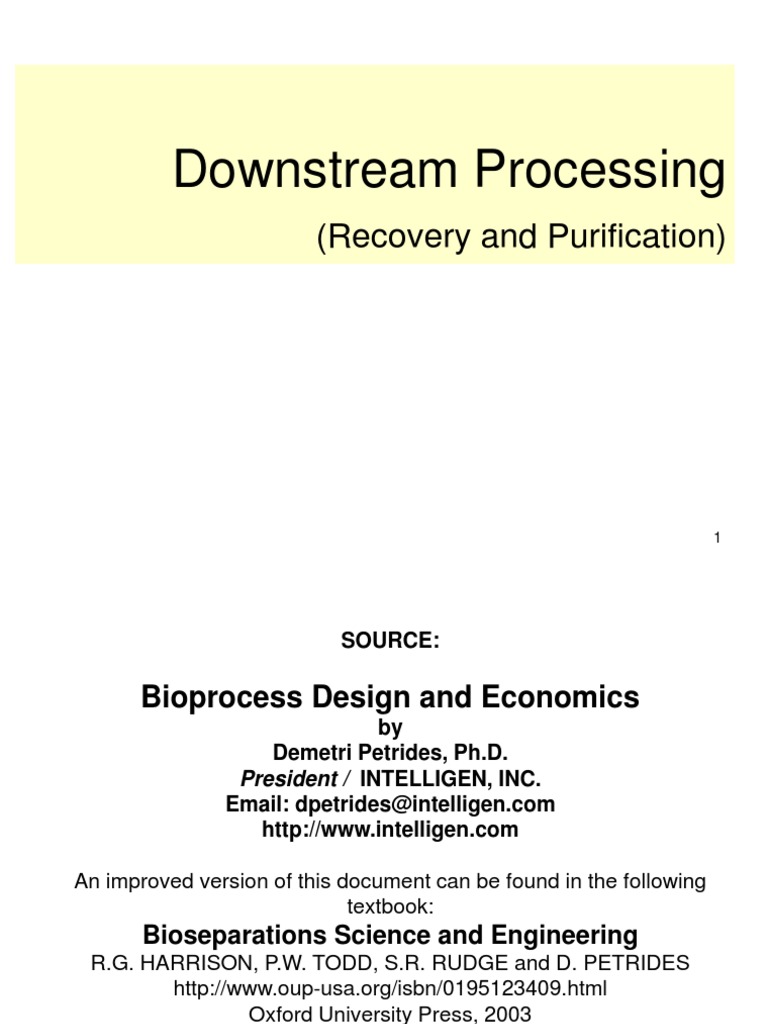 Downstream Processing | PDF | Insulin | Chromatography