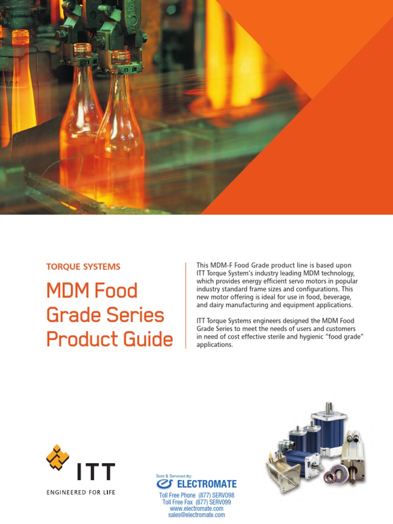 Torque Systems MDM Food Grade Series Product Guide | PDF | Transmission ...