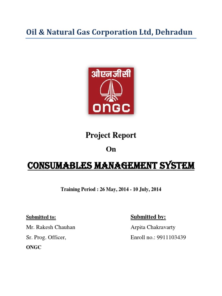 Consumables Management System | PDF | Information Technology Management ...