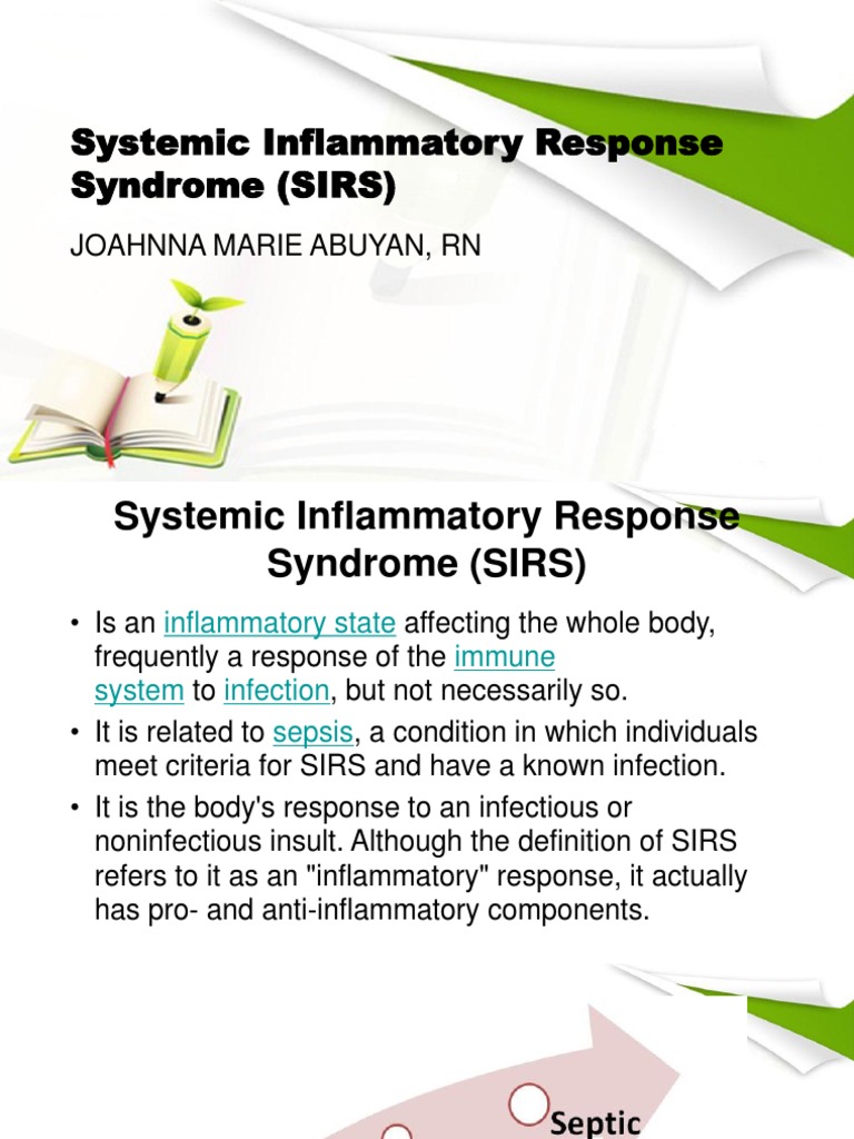 Systemic Inflammatory Response Syndrome | Immunology | Medical Specialties