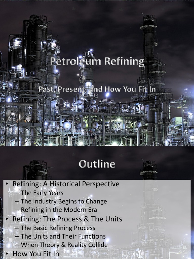 Petroleum Refining | PDF | Oil Refinery | Cracking (Chemistry)