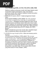 Rumus Penghitungan BOR | PDF | Metode & Bahan Ajar
