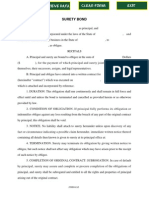 Sample - Performance Bond | PDF | Surety Bond | Contract Law