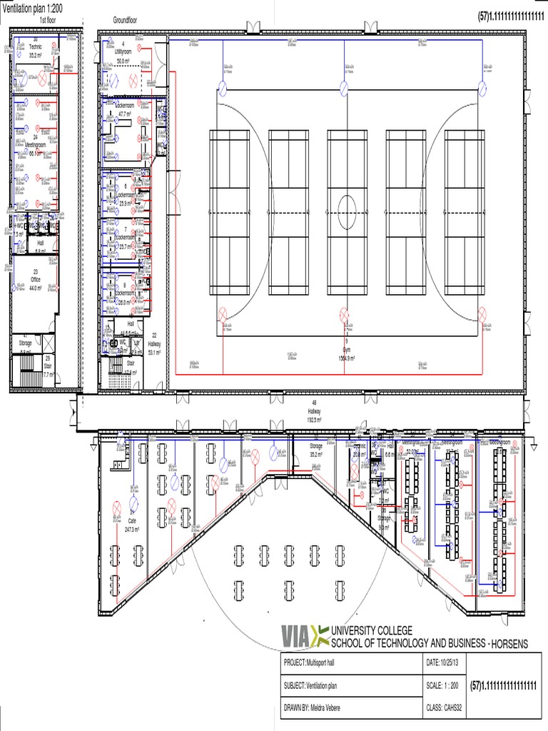 Ventilation Plan & Calculations | Mechanical Engineering | Building ...