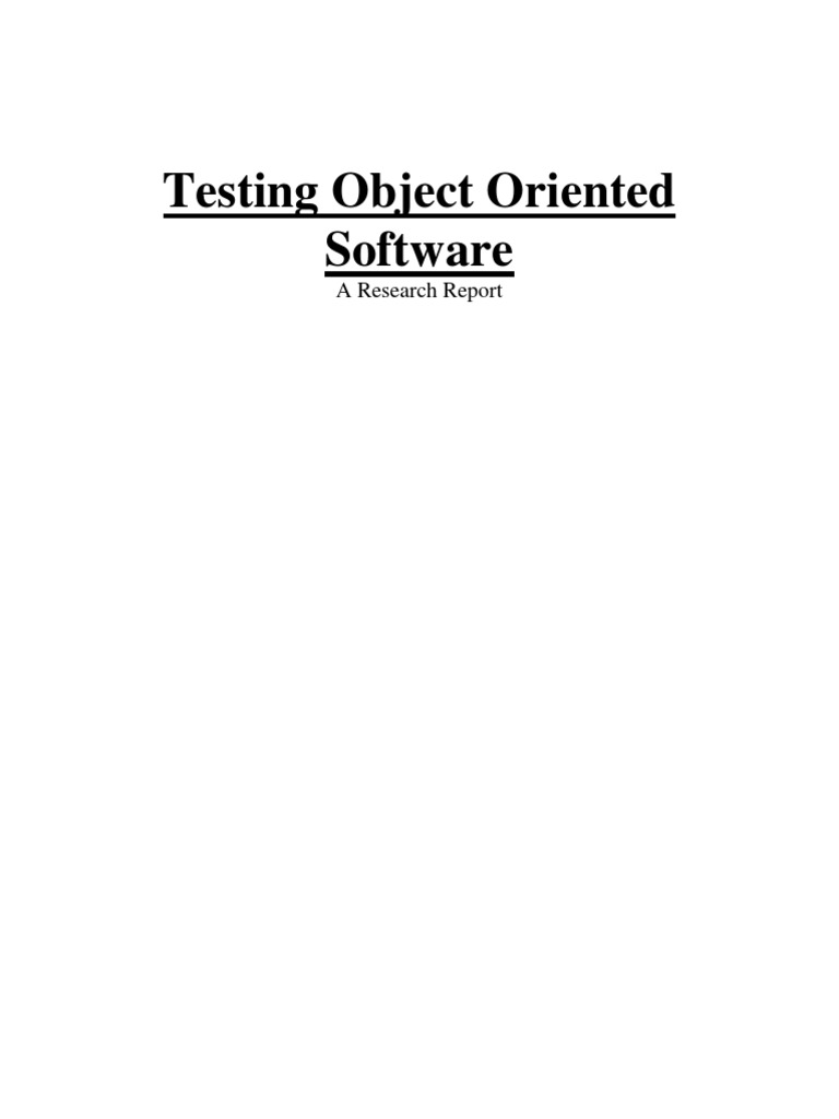 Testing Object Oriented Pdf Inheritance Object Oriented