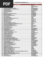 HAL Approved Vendors | PDF | Machining | Machine Tool