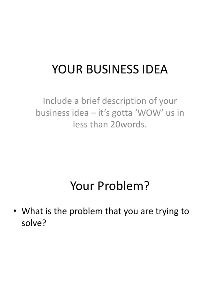 Business Idea Development Guide | PDF | Business
