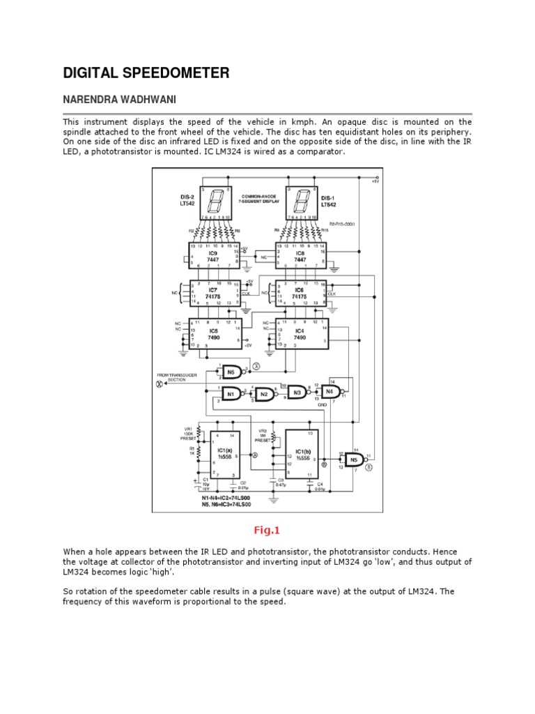 Digital Speedometer - 2 | PDF