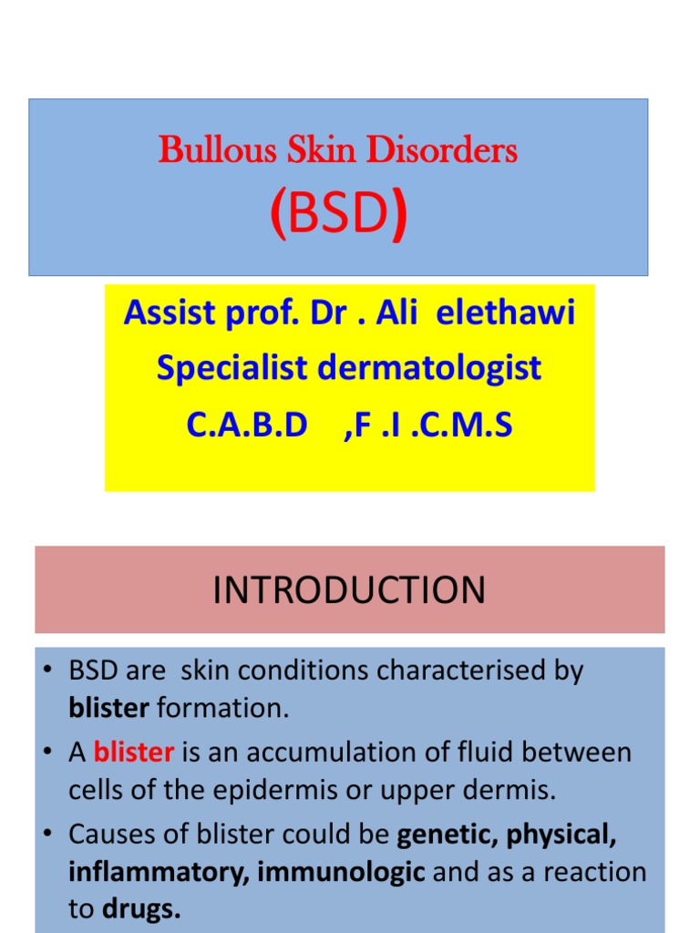 4-2. Bullous Skin Disorders | PDF | Skin | Immune System