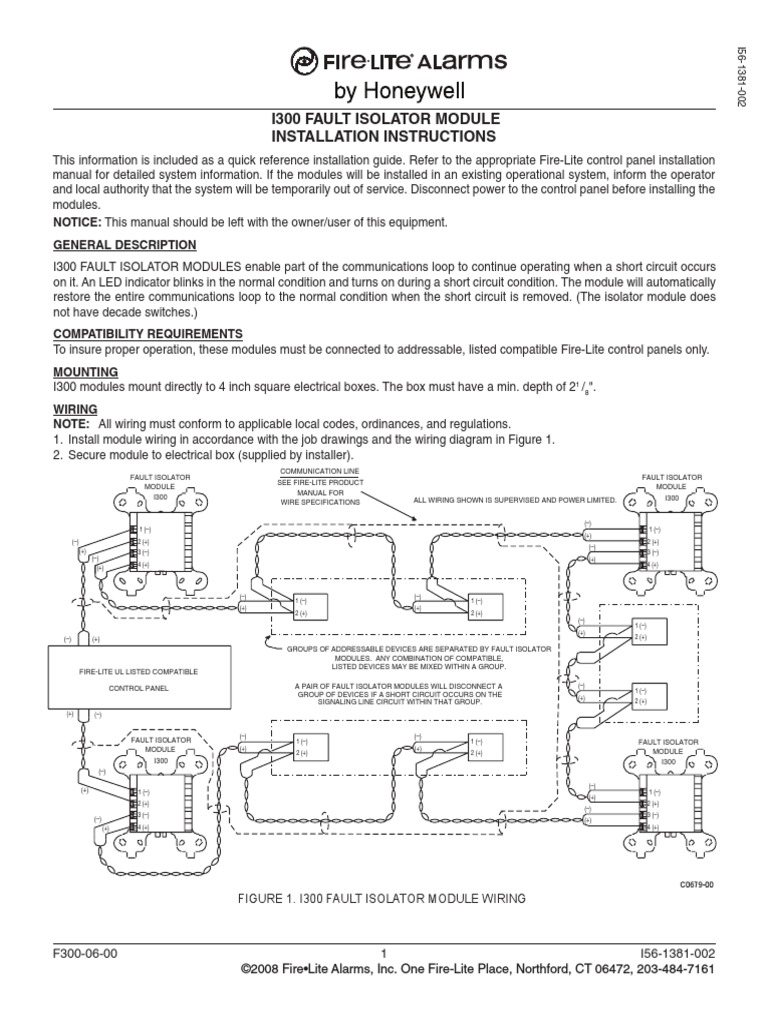 I56-1381-002 I300 Fault Isolator Module | PDF | Electrical Wiring ...