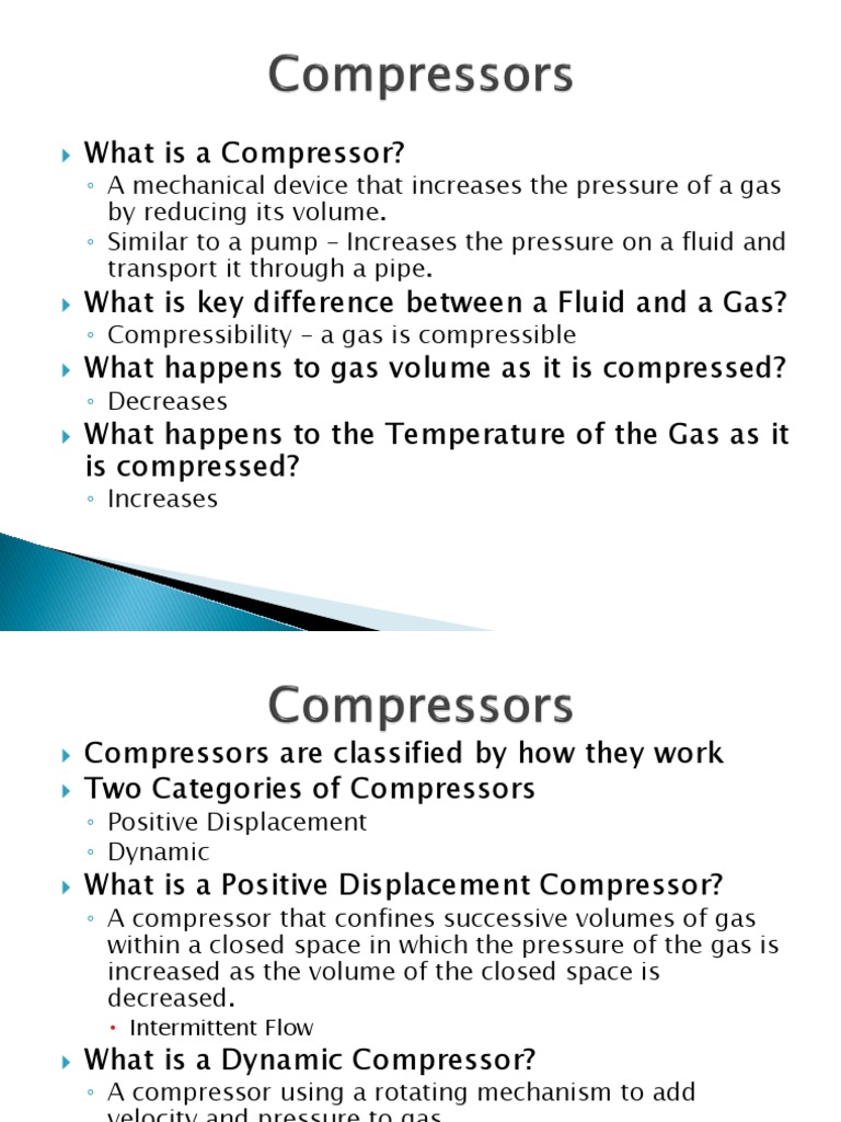 Compressor Basic | PDF