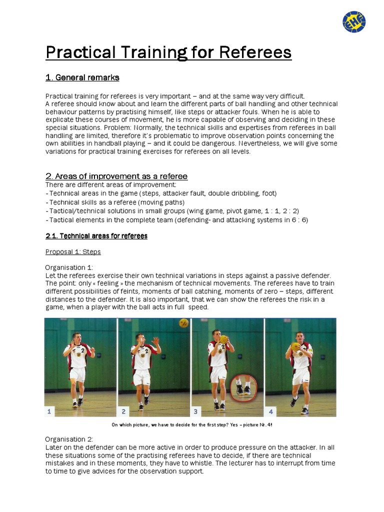 WP - Practical Training For Referees | PDF | Referee | Sports