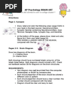 AP Psychology 3D Brain Model Project | PDF | Human Brain | Cerebral ...