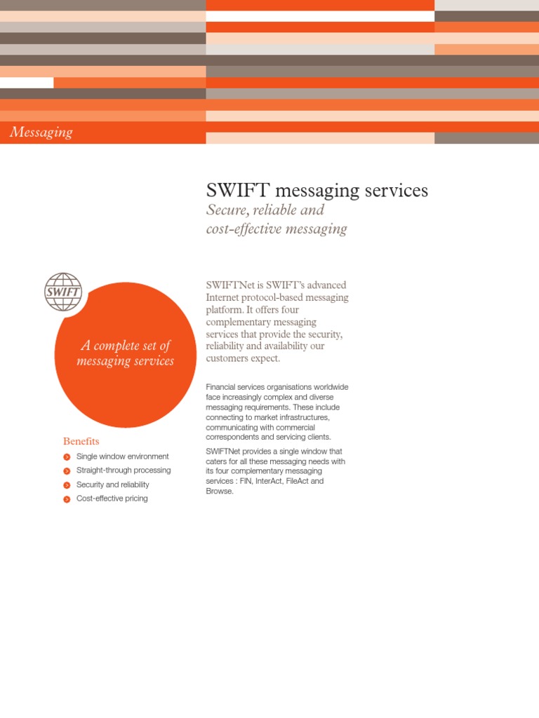 Factsheet Swift Messaging Services | PDF