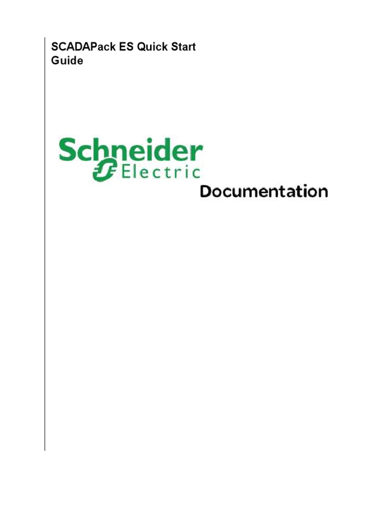 SCADAPack ES | PDF | Ip Address | Command Line Interface
