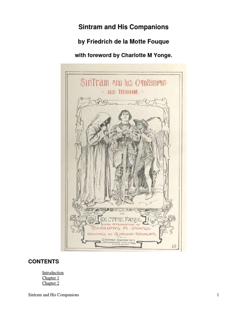 Sintram and His Companions by La Motte-Fouqué, Friedrich Heinrich Karl ...