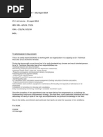 Experience Letter for HR Assistant | PDF