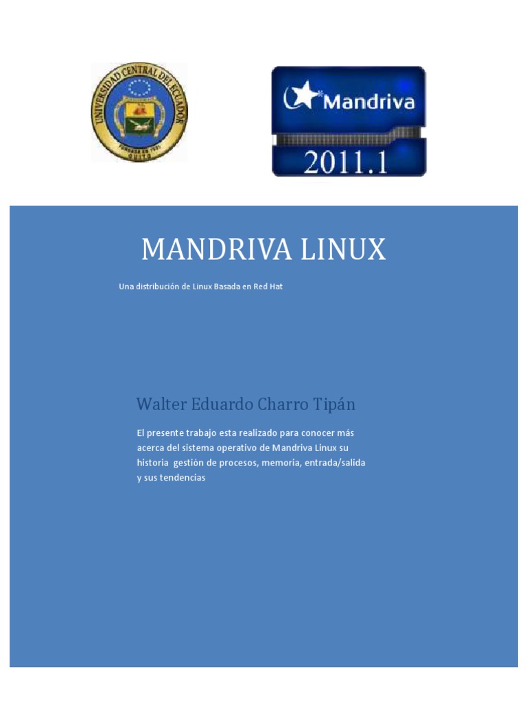 Mandriva Linux: Historia y Gestión | PDF | Proceso (Computación) | Archivo de computadora