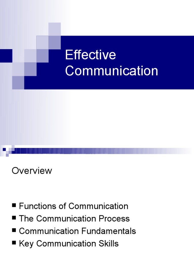 Effective Communication | PDF | Attitude (Psychology) | Attention